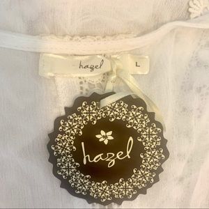 hazel | Jackets & Coats | Hazel Crochet Lace And Fringe White Vest Nwt ...